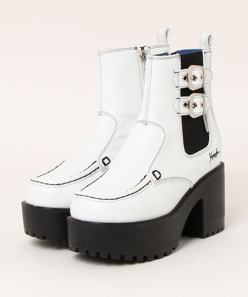 YOSUKE | 「YOSUKE/ヨースケ」厚底ベルティッドショートブーツ - Buyee, an Online Proxy Shopping ...