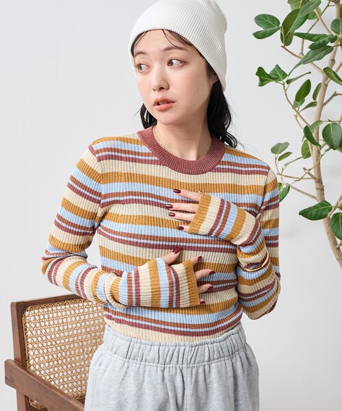 FREAK'S STORE | ウォッシャブル ラメクルーネックニット - Buyee日本代購服務 | 於ZOZOTOWN購物